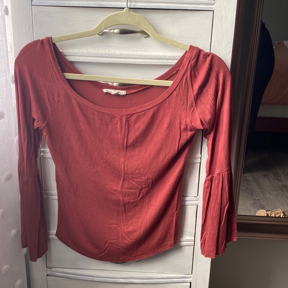 Tops | Red Pacsun Shirt | Poshmark